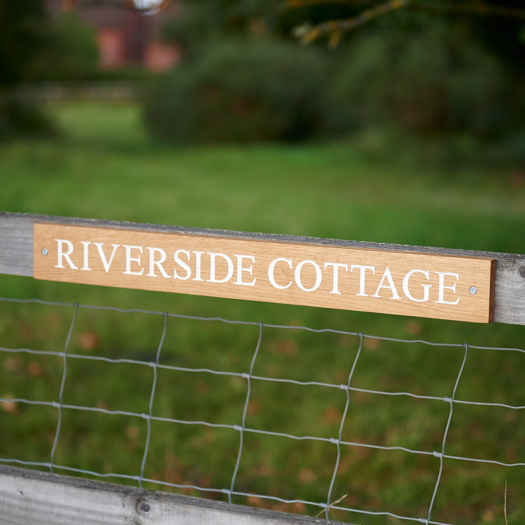 Personalised wooden signs - The Engraved Oak Company