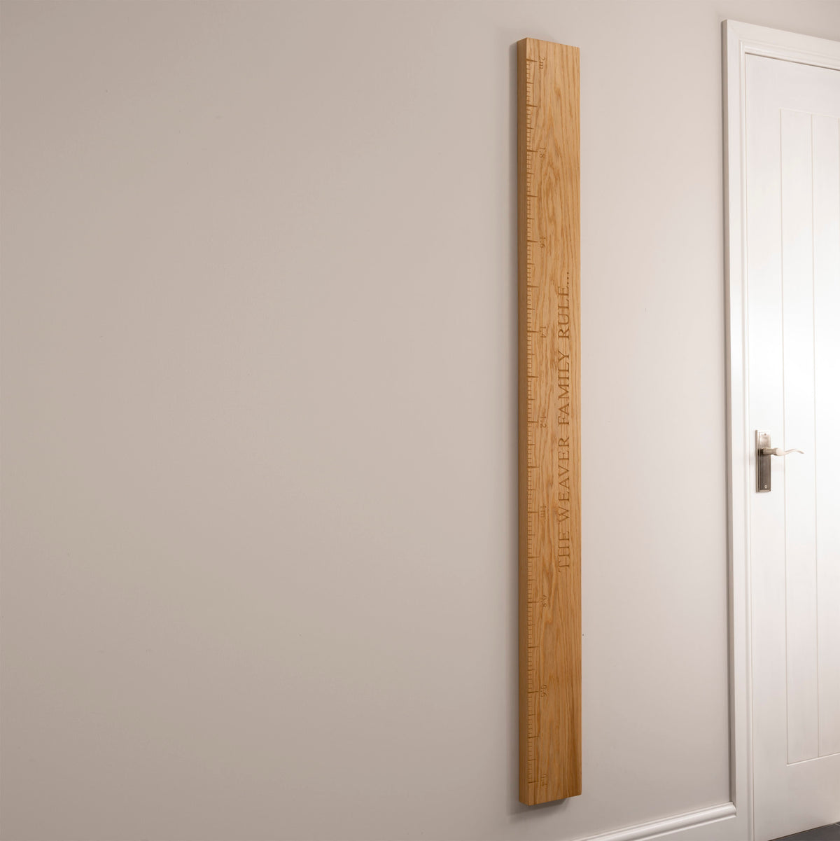 Personalised Wooden Compact Height Chart – The Engraved Oak Company