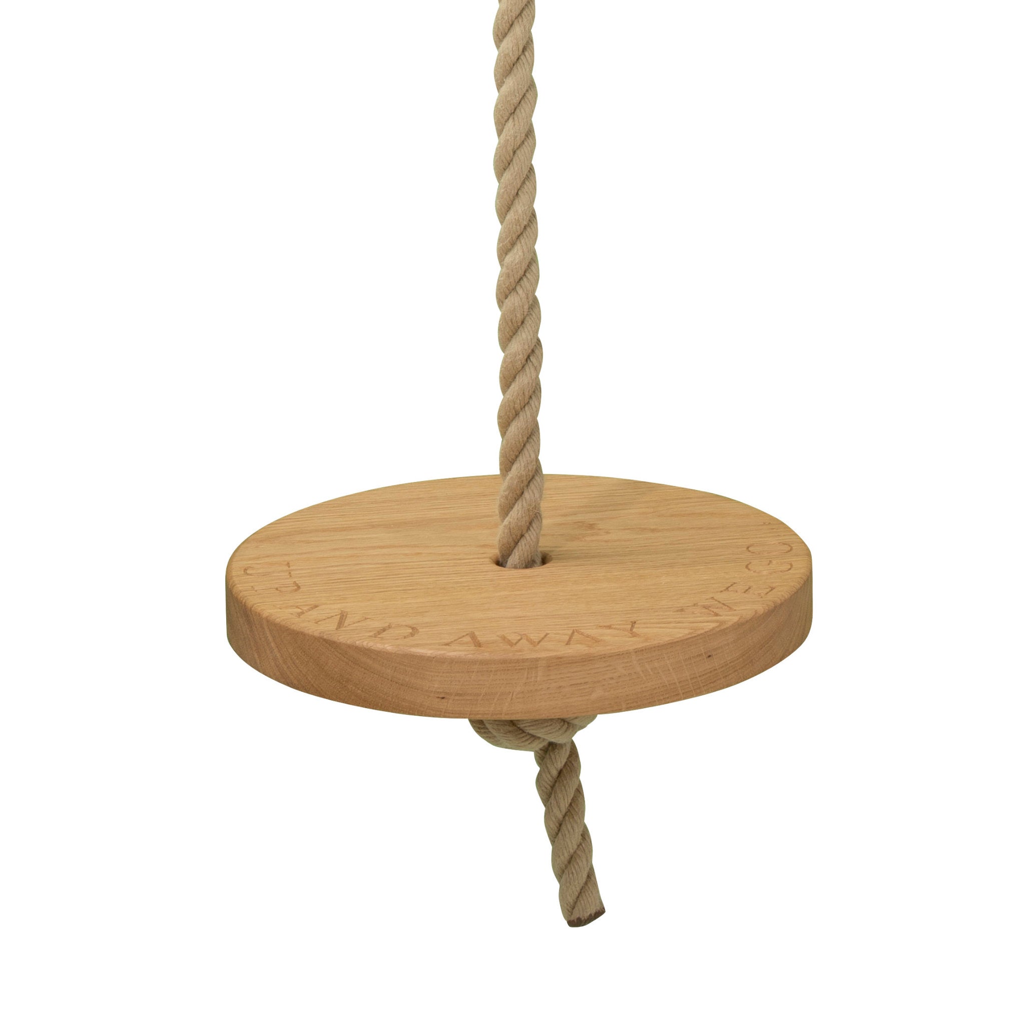 Disc swing for tree - Personalised - The Engraved Oak Company