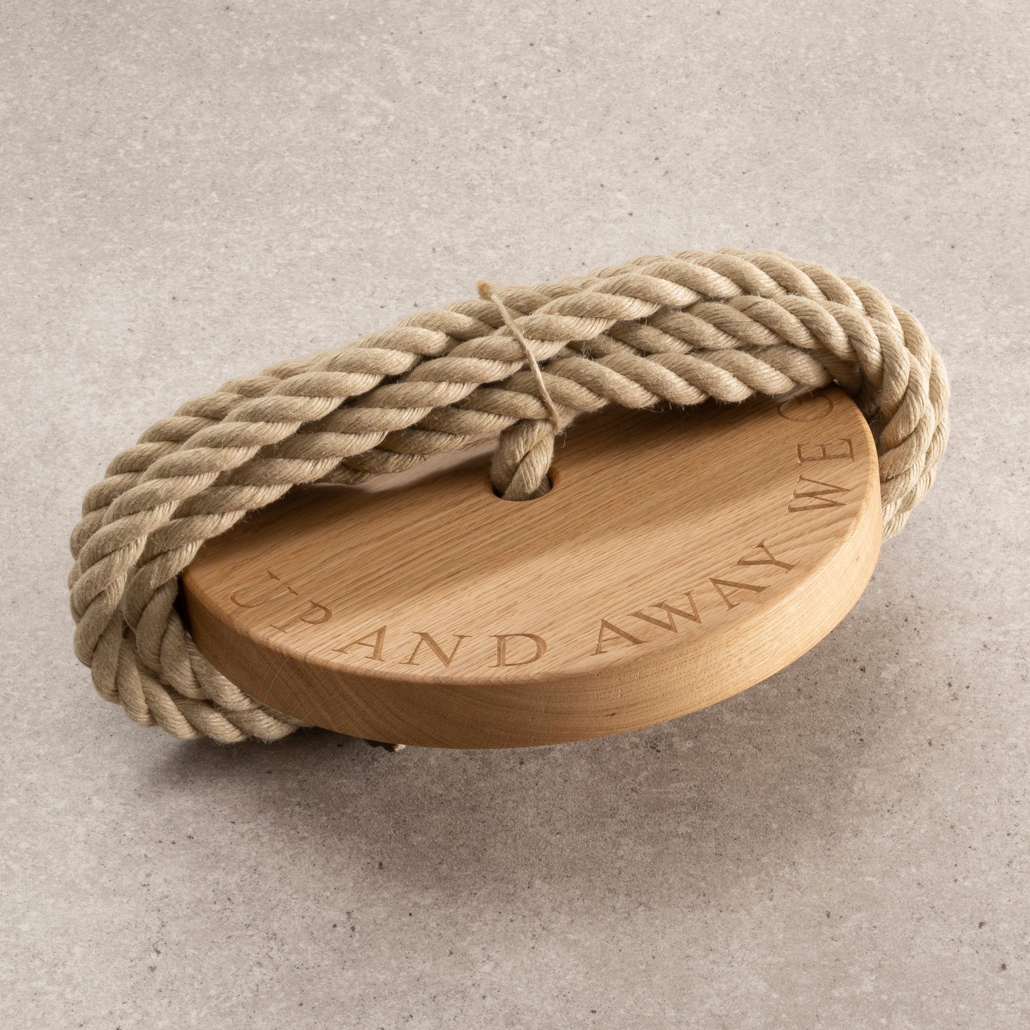 Disc swing for tree - Personalised - The Engraved Oak Company