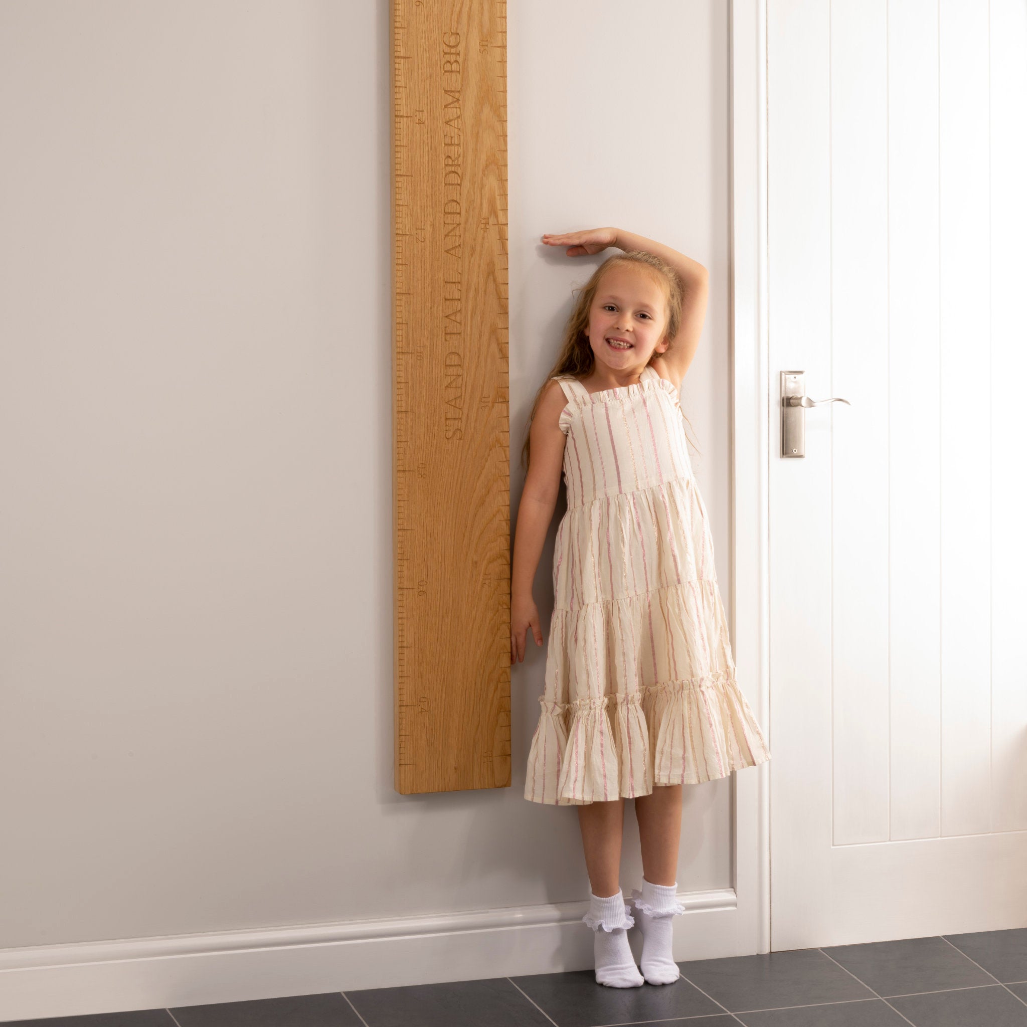 Personalised Wooden Height Chart – The Engraved Oak Company