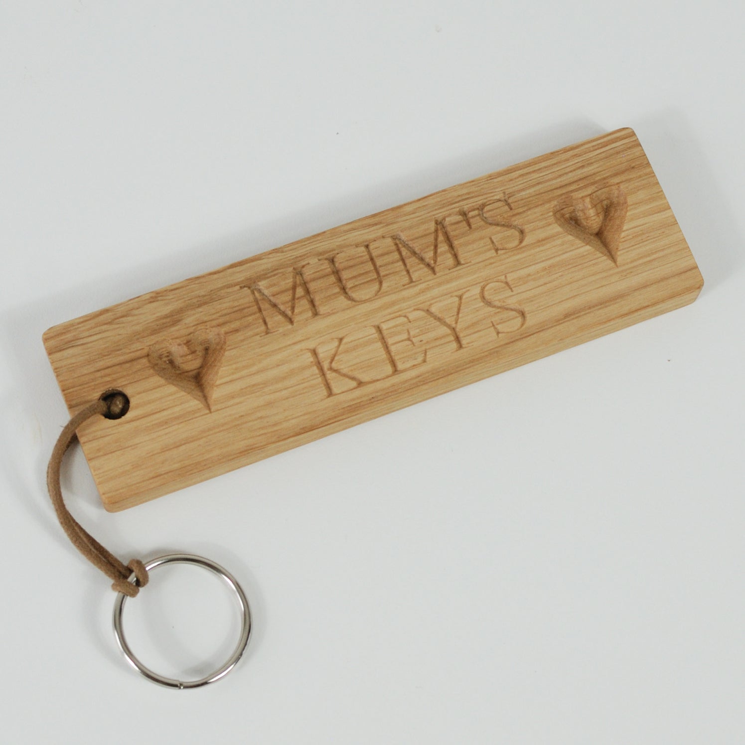 Large Personalised Key Ring – The Engraved Oak Company