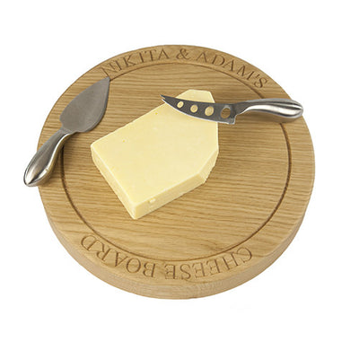 Personalised Small Cheese Board – The Engraved Oak Company