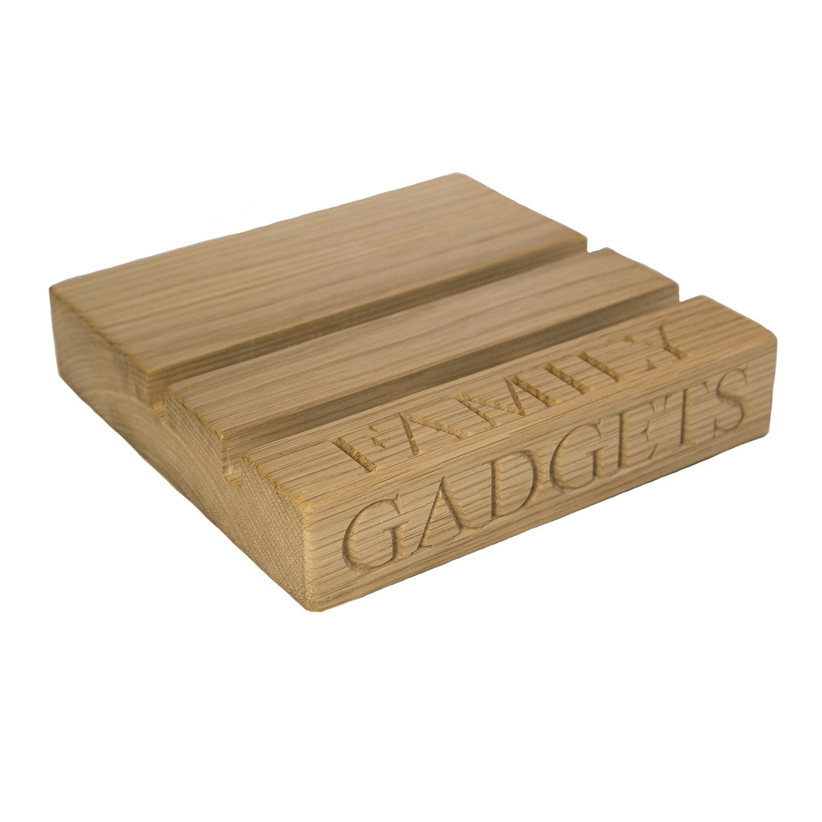 Personalised Phone & Tablet Stand – The Engraved Oak Company