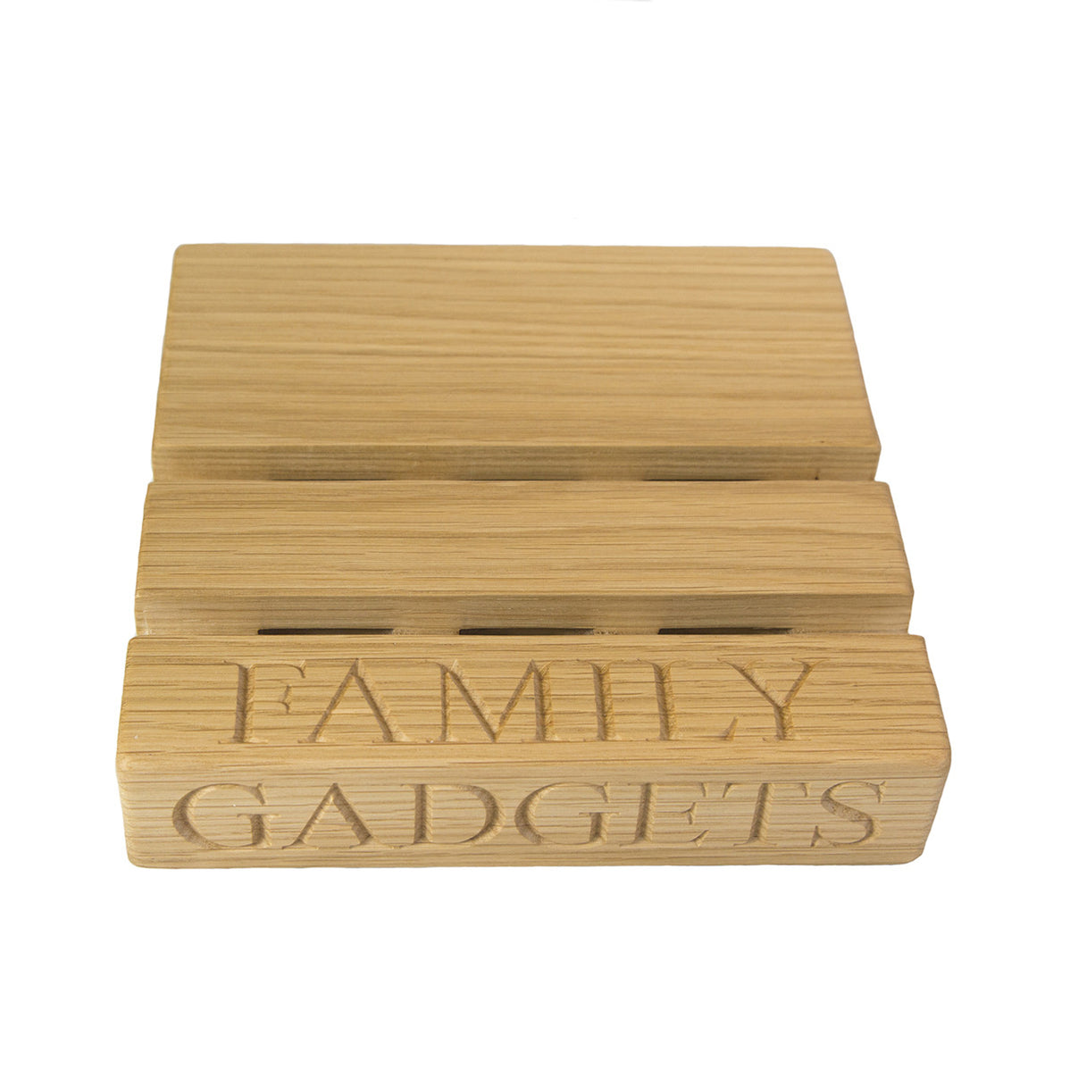 Personalised Phone & Tablet Stand – The Engraved Oak Company