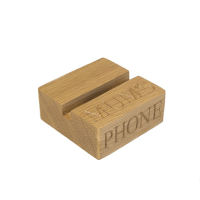Personalised Phone Stand – The Engraved Oak Company