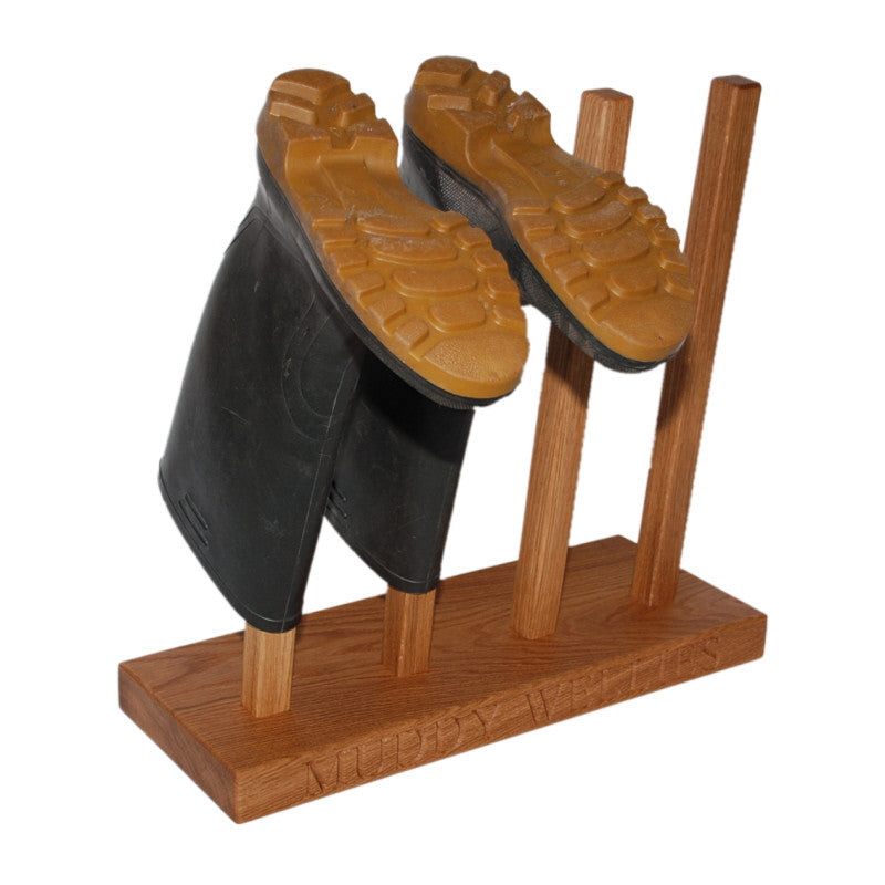 Personalised Welly Boot Rack – The Engraved Oak Company